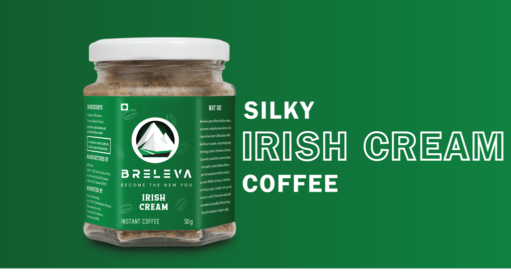 Irish Cream Instant Coffee | 50g Jar - Breleva